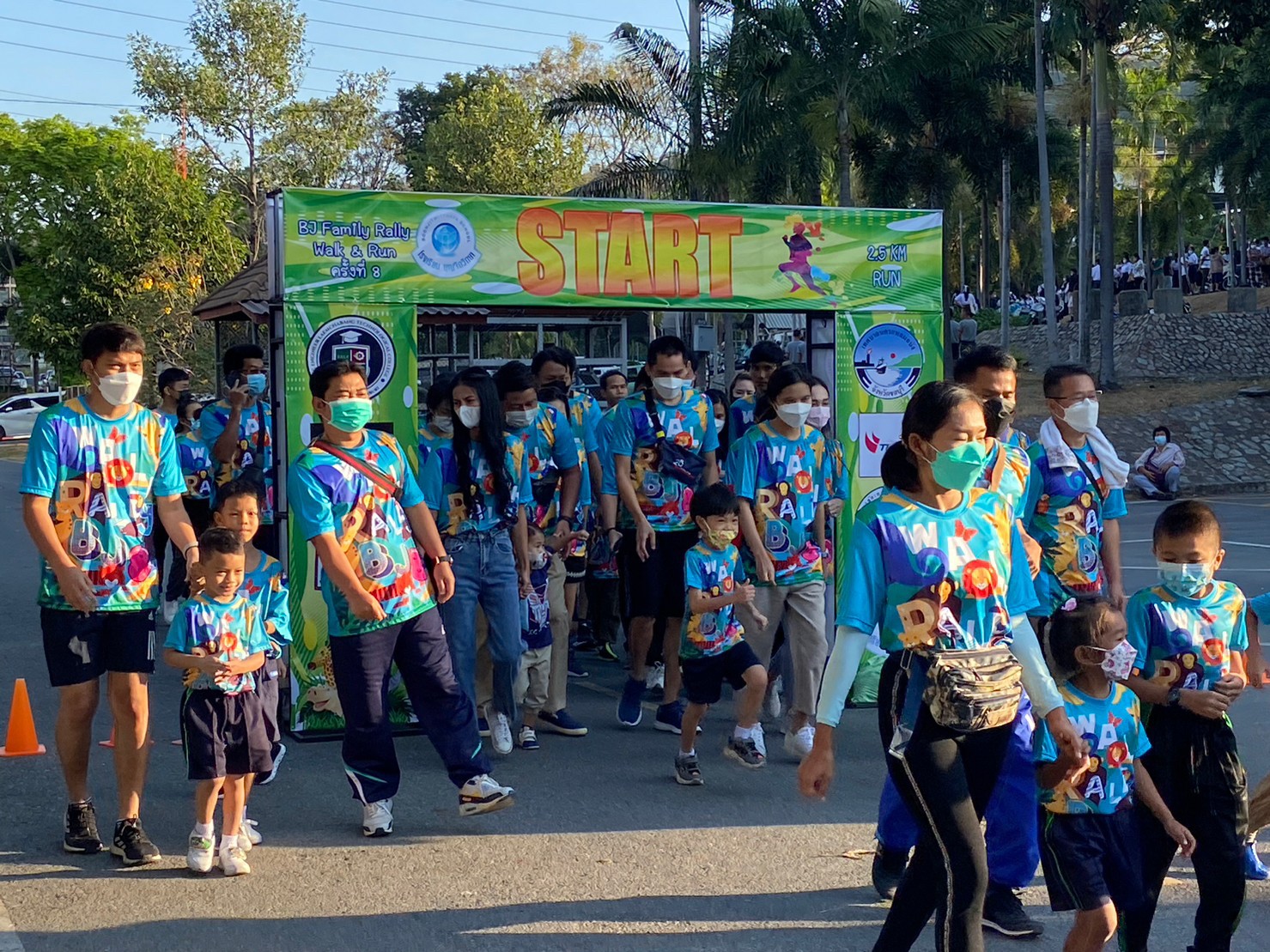 โรงเรียนบุญจิตวิทยา : Walk Rally "BJ Family Rally Walk & Run" ครั้งที่ 8